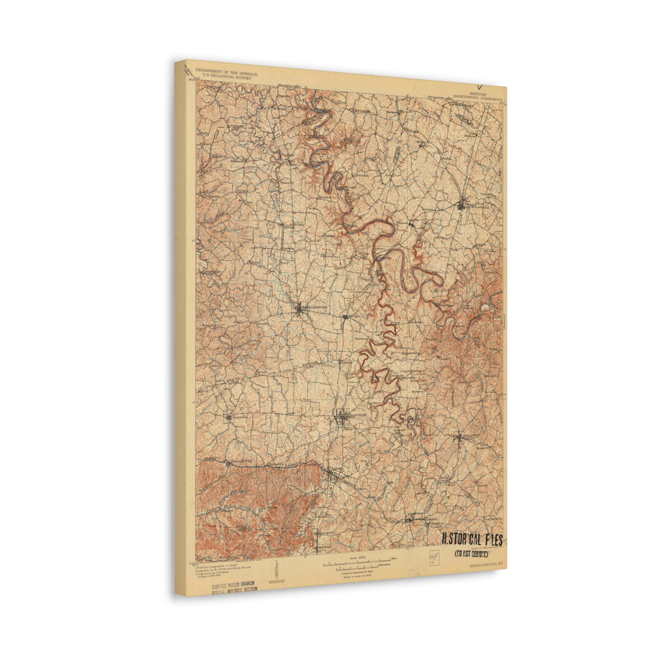 Maps & Topography Collection – @HerringtonLakeKY.com