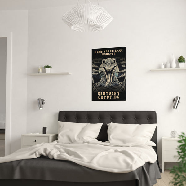 Herrington Lake Monster - Kentucky Cryptids Satin Poster (210gsm ...